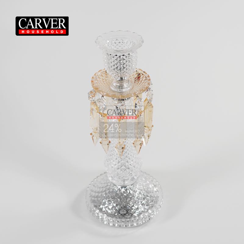 Advanced Crystal Candlestick Light Luxury French Glass Lamp Table ...