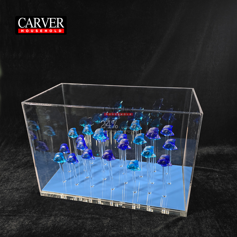 A fish tank made up of 24 fish sculptures A perfect decorative ...